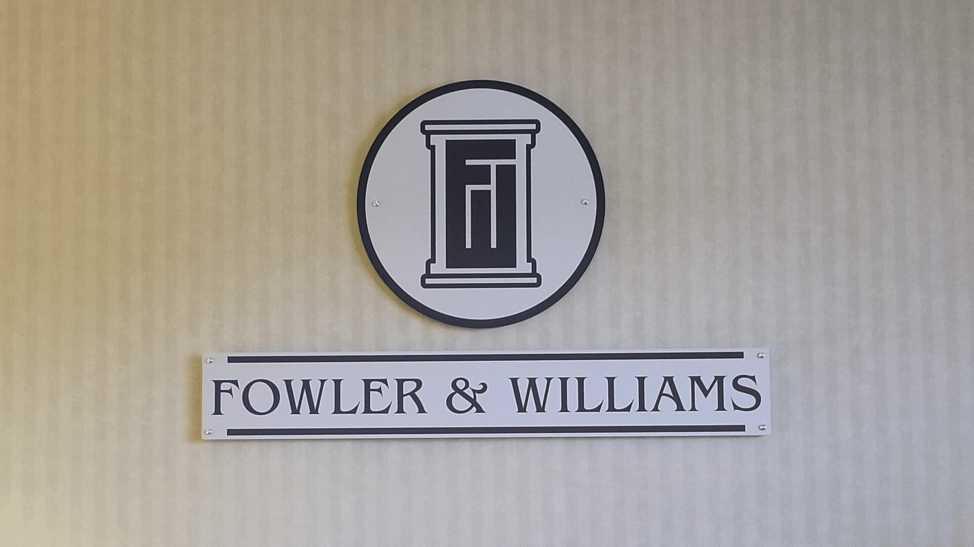 Fowler & Williams - Building Signage | Fusion Marketing